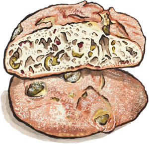 Green Olive Paesano Bread - Zingerman's Bakehouse
