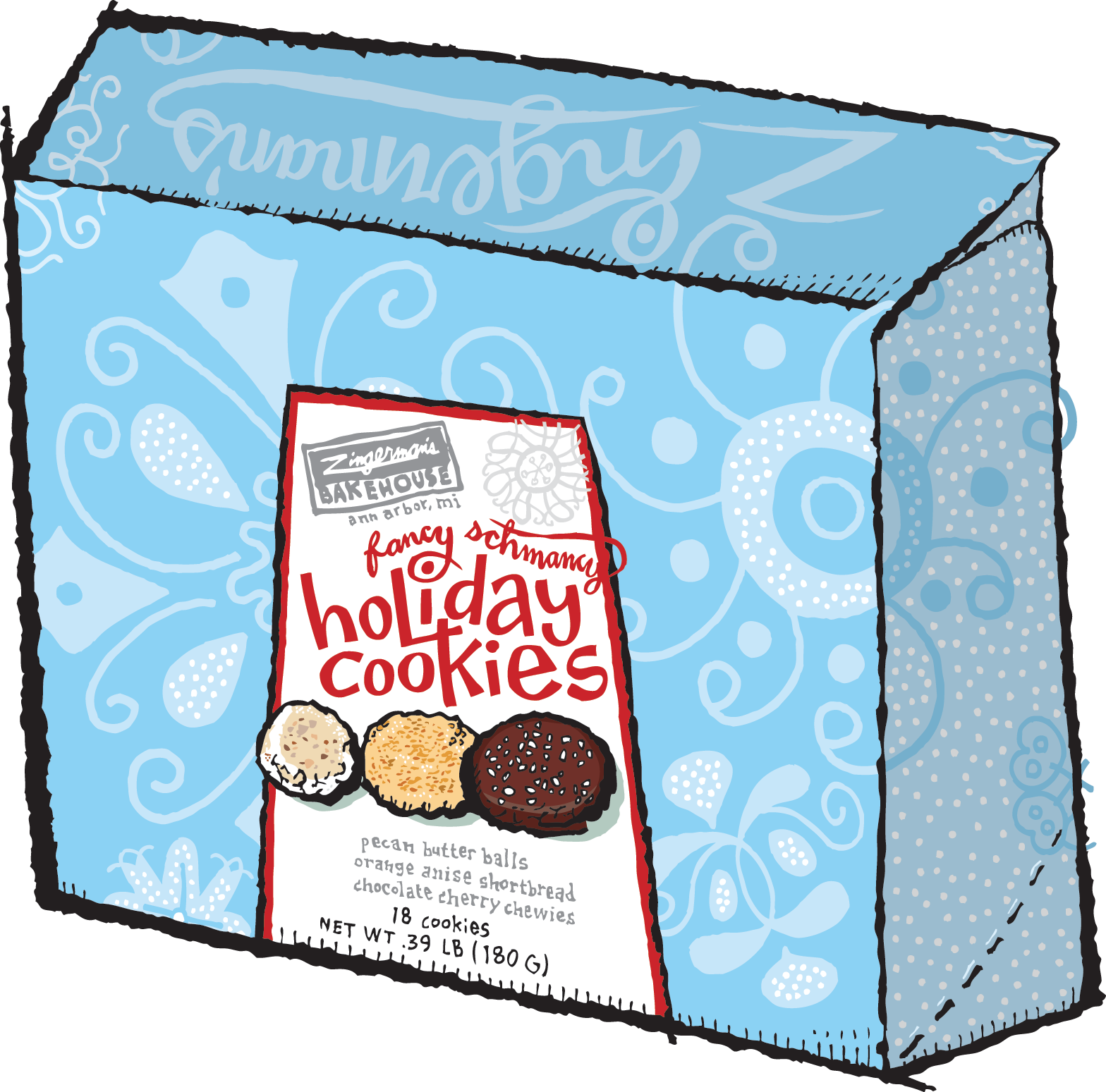 Fancy Schmancy Holiday Cookie Box - Zingerman's Bakehouse